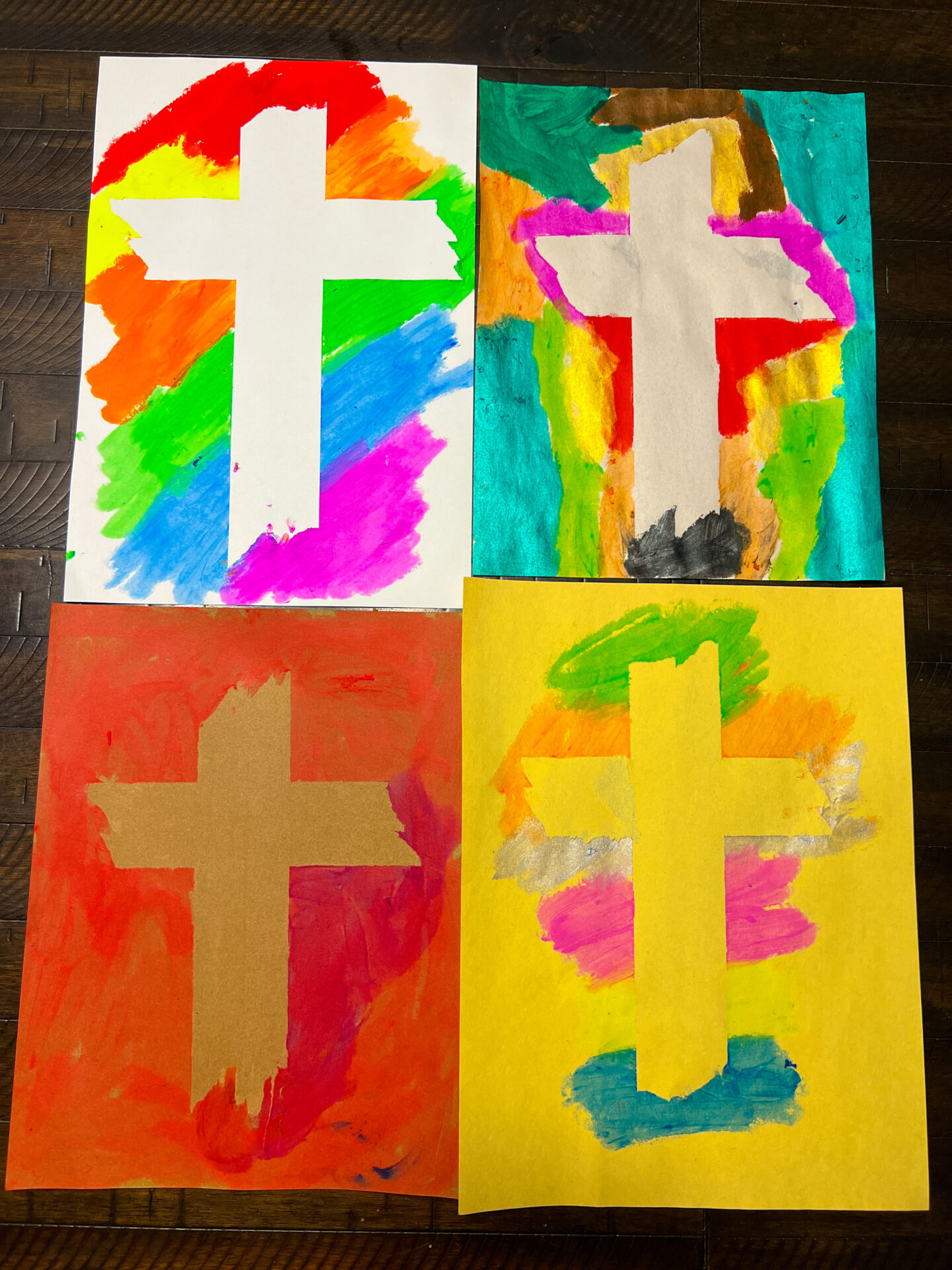 Powerful Sunday School Cross Art and Glowing Firefly Lantern Craft ...