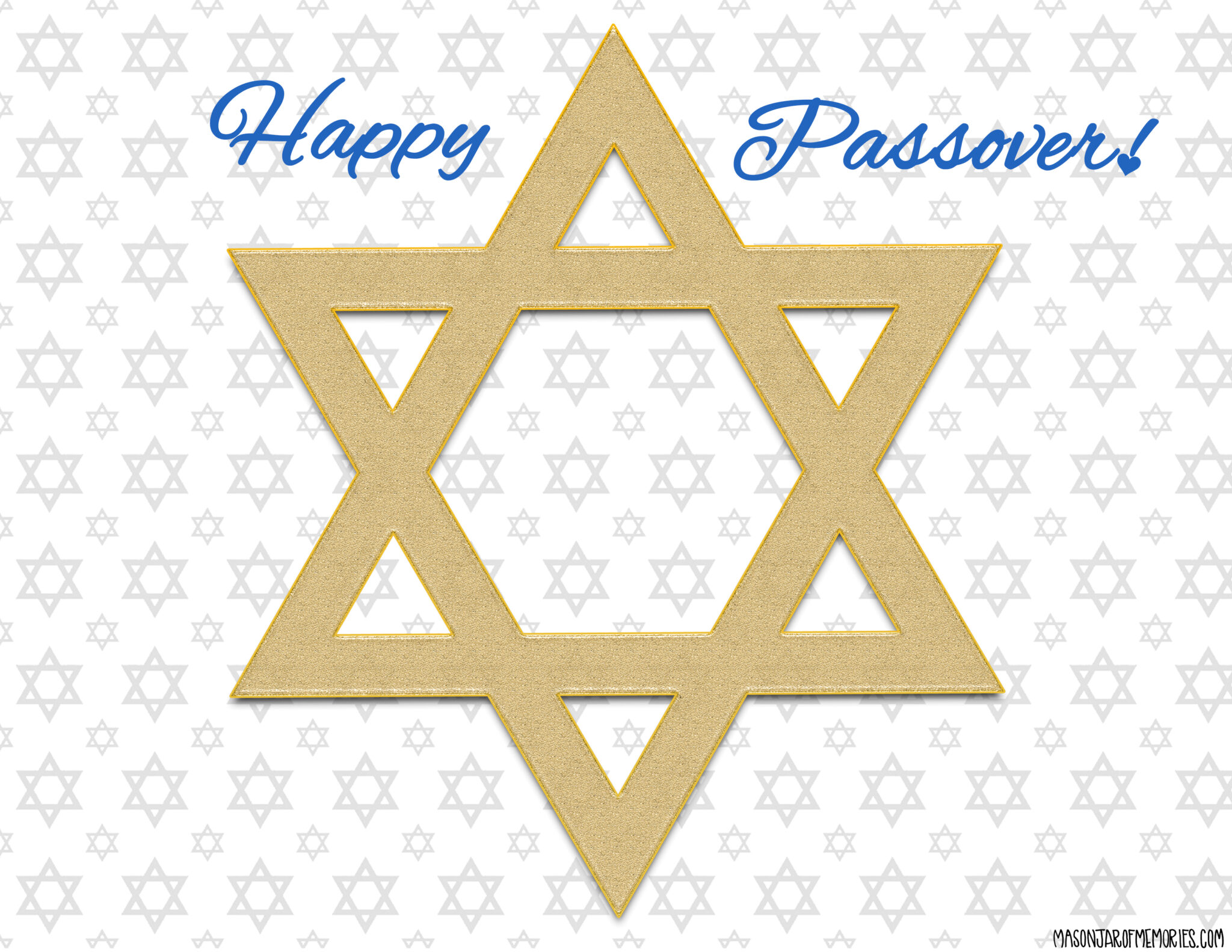 FREE PASSOVER Handprint Printable! - Mason Jar of Memories