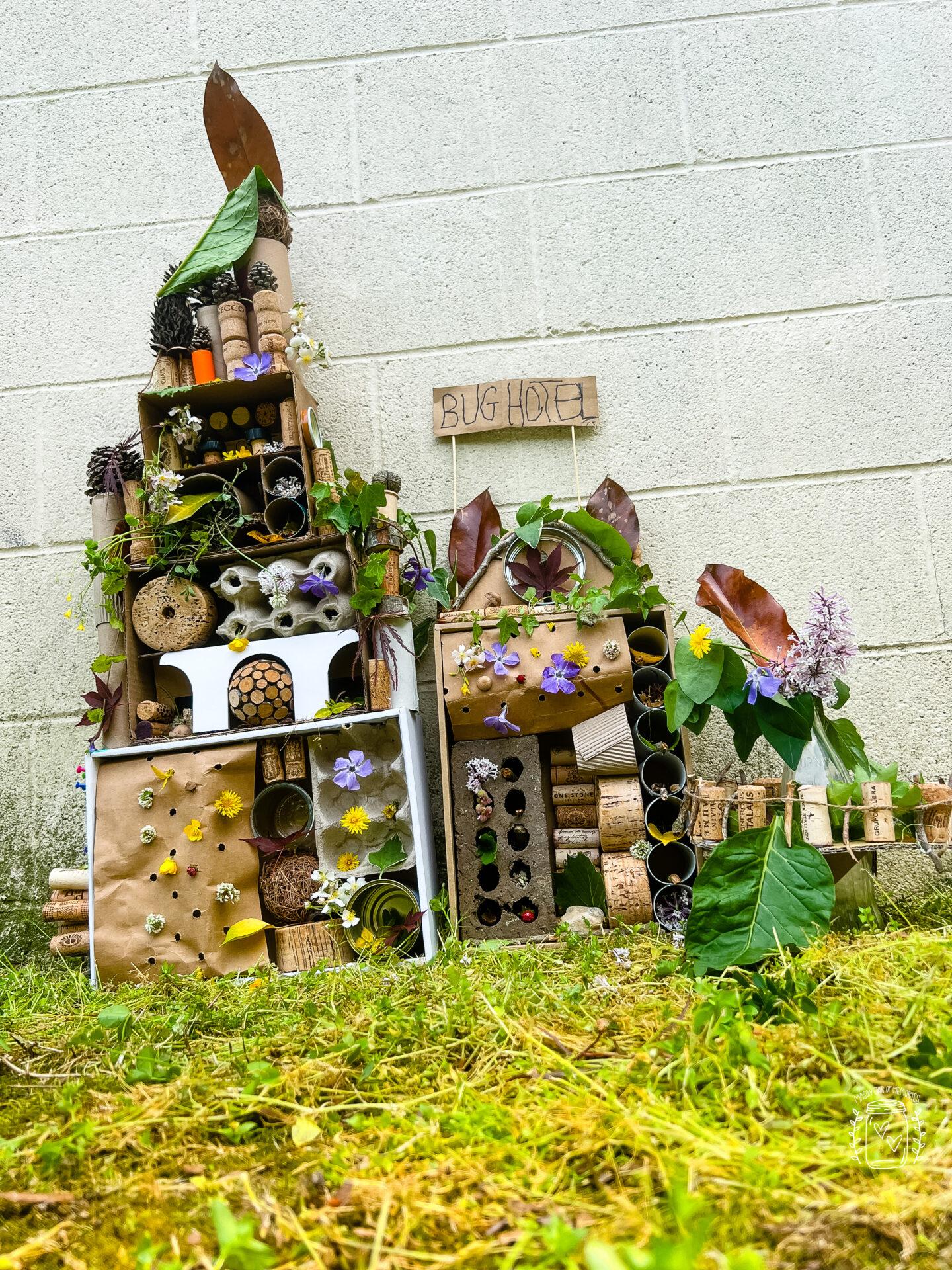Fun and Easy DIY Bug Hotel for Kids - Mason Jar of Memories