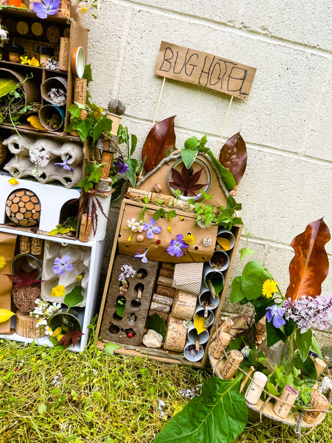 Fun and Easy DIY Bug Hotel for Kids - Mason Jar of Memories
