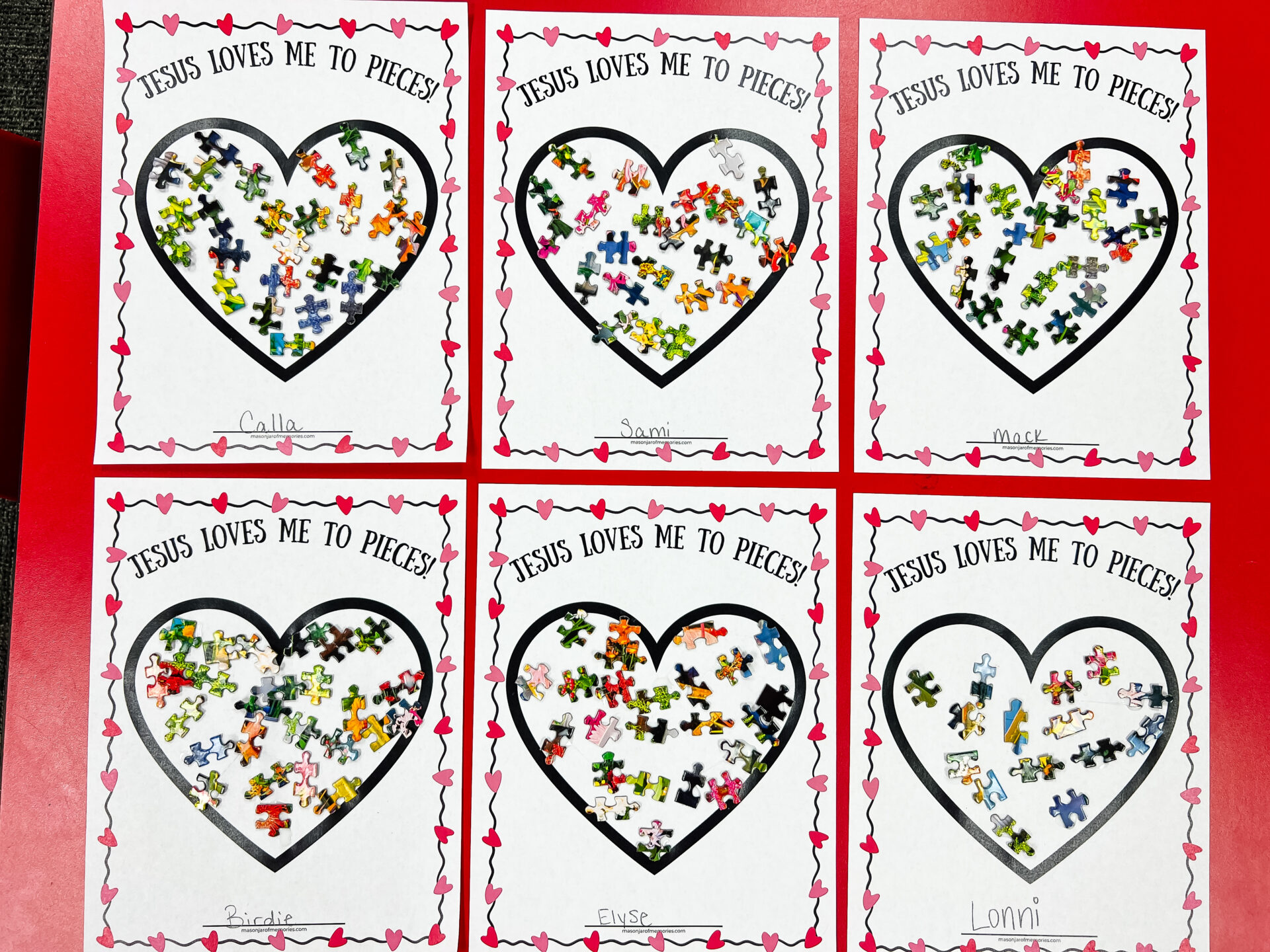 FREE Valentine Activities for Kids - Mason Jar of Memories